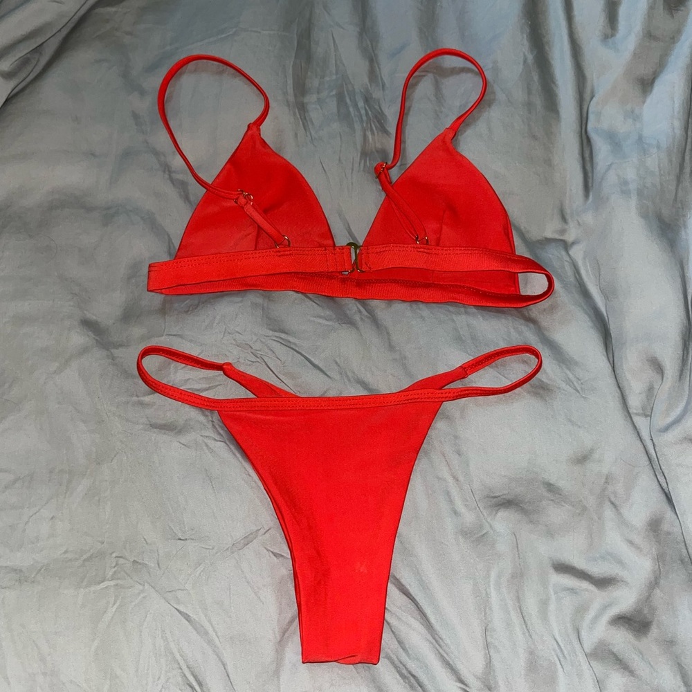 Escape Swimwear (Red Cheeky Bikini) - Gem